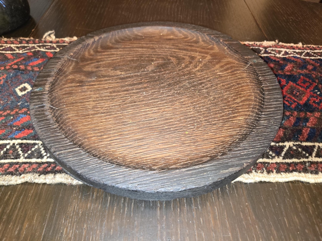 18th Century Antique Treen Charger,wood Plate,primitive,patina - Etsy