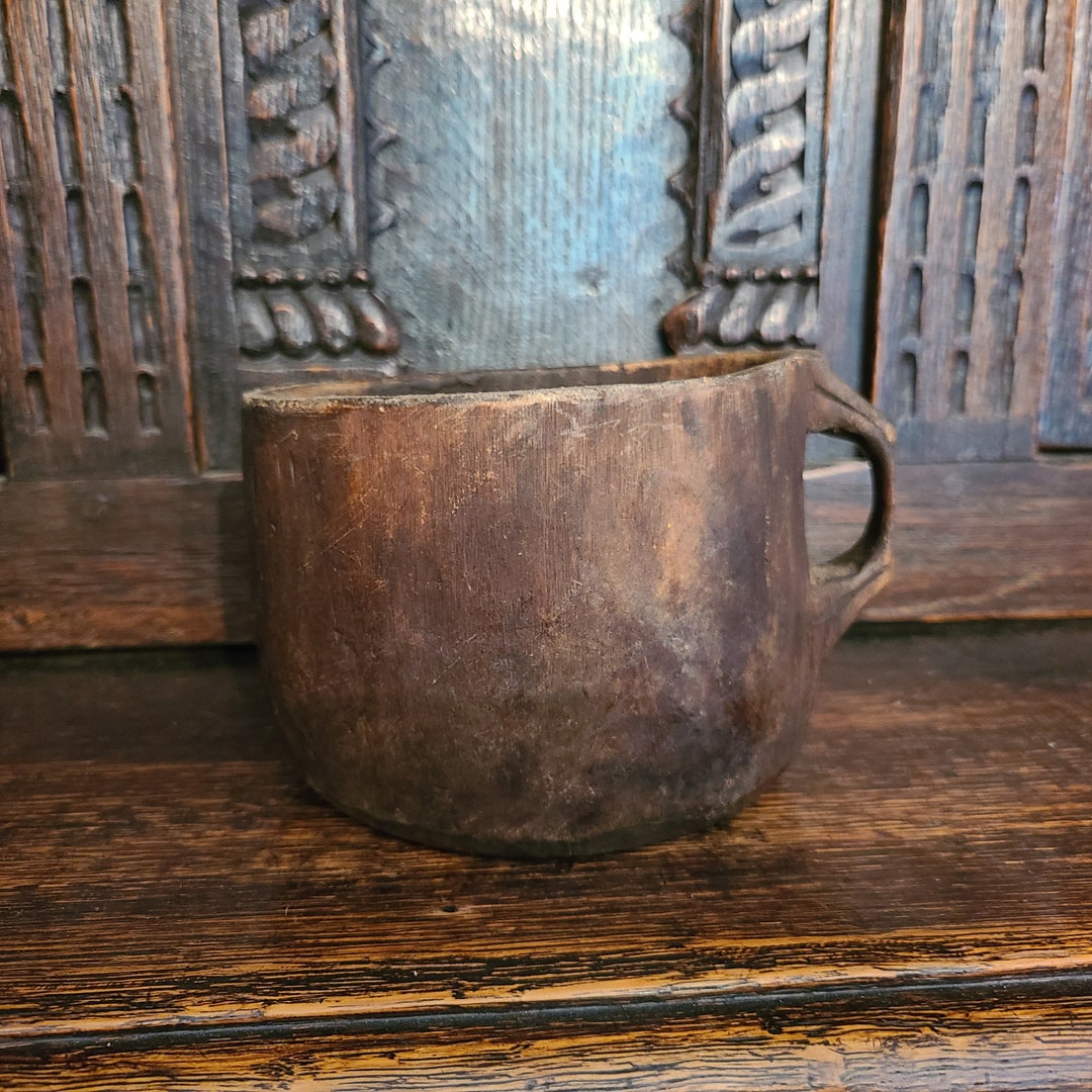 19th Century Treen Cup,primitive,patina,antique Wooden Cup - Etsy