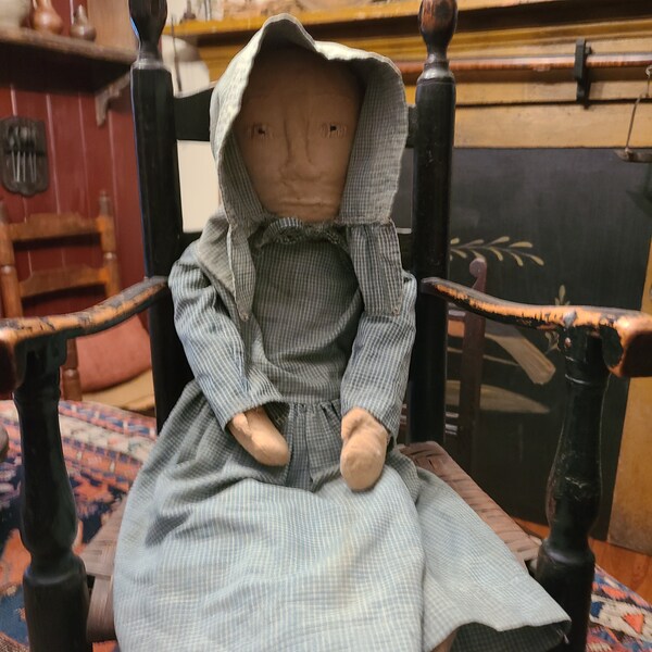 Primitive Rag Doll - Etsy
