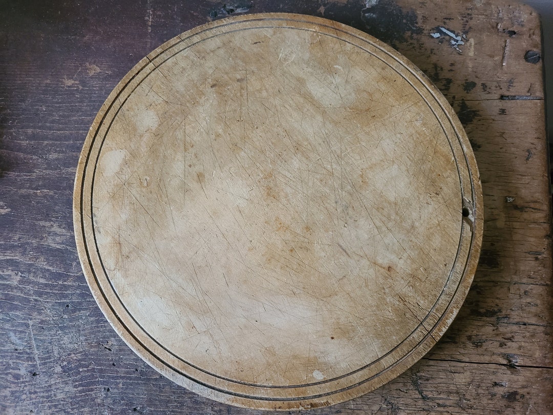 Round Wooden Board,patina,primitives,farmhouse,table Riser - Etsy