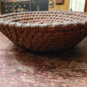 19th Century Antique Rye Basket,original Paint,primitive Basket - Etsy