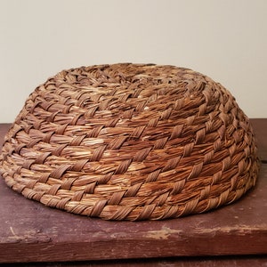 Antique Rye Basket,primitive,patina,19th Century Rye Straw Basket - Etsy