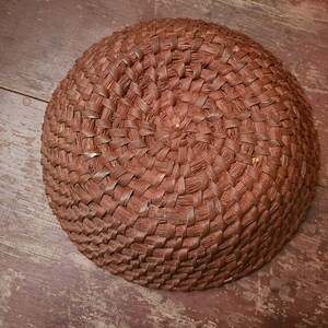 19th Century Antique Rye Basket,original Paint,primitive Basket - Etsy