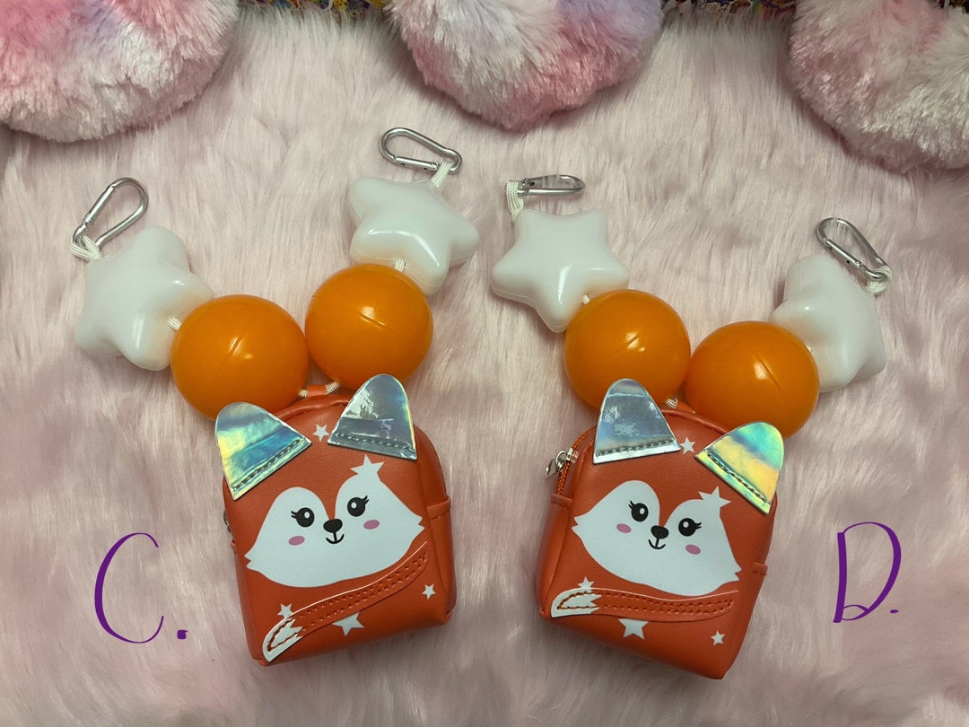 Furry Fursuit Jumbo Rave Kandi Fox Purse Mini Chain - Etsy