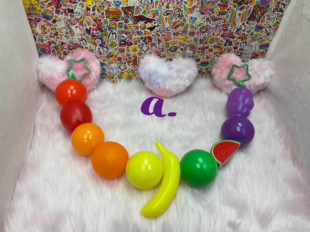 Furry Fursuit Kandi Accessories *fruit Collection* - Etsy
