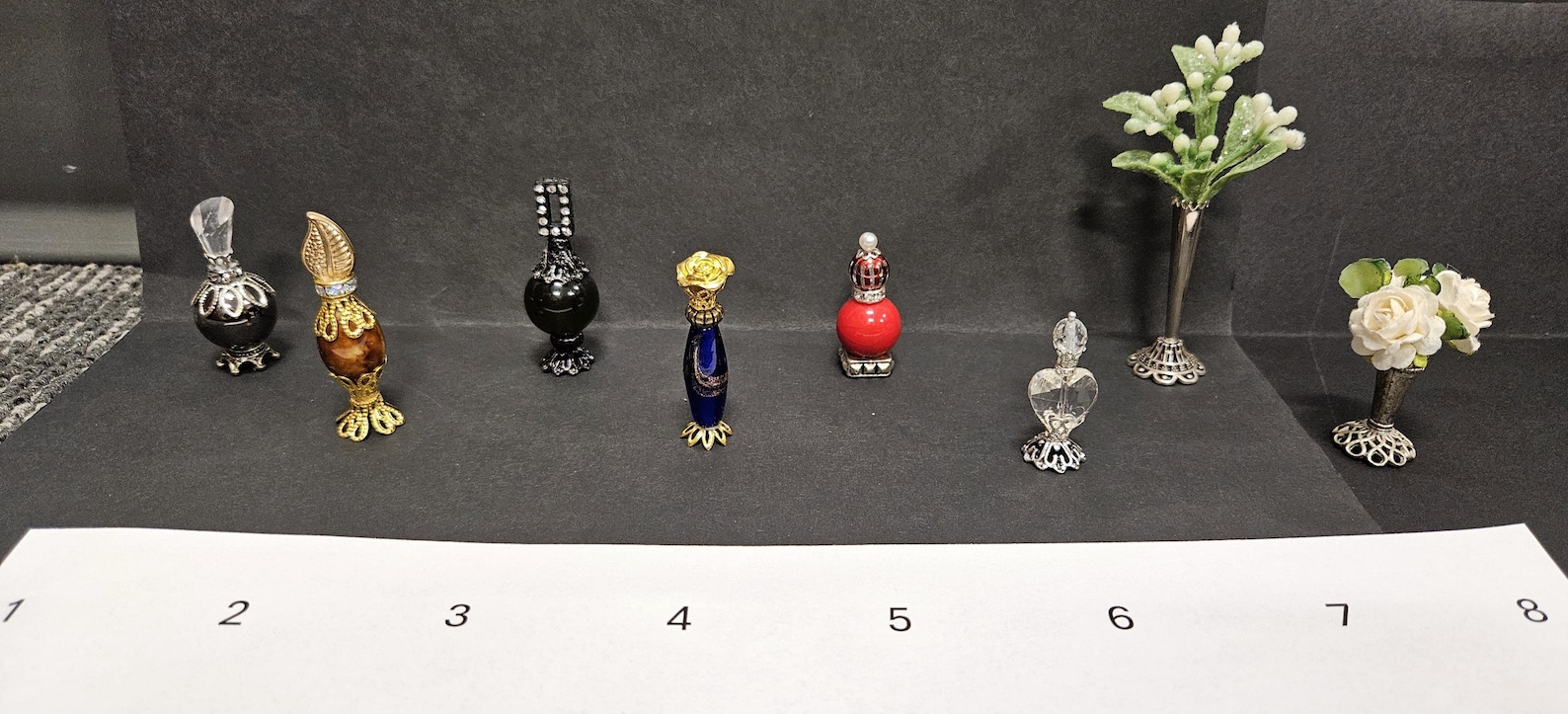Handmade Miniature Perfume Bottle: Dollhouse Fairy Garden Vanity Decor ...