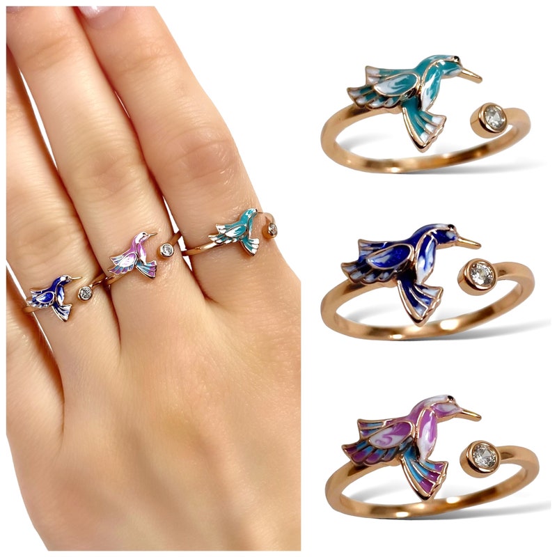 Bird Engagement Ring - Etsy