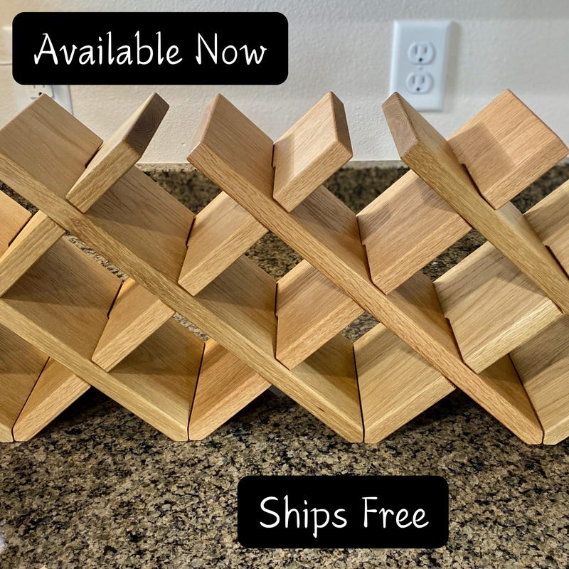 Kitchen Wine Rack - Etsy