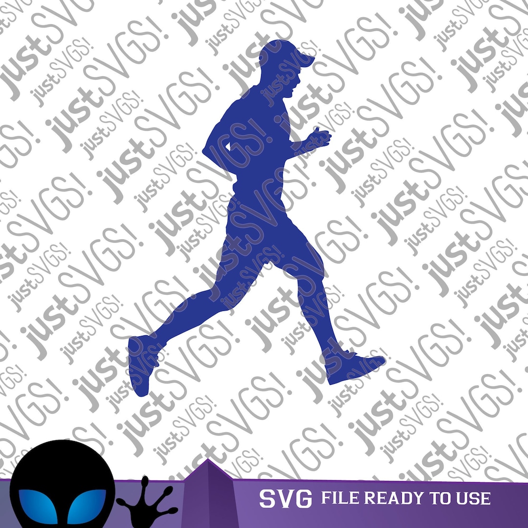 Running Silhouette SVG, Jogging Clipart (digital Download) - Etsy
