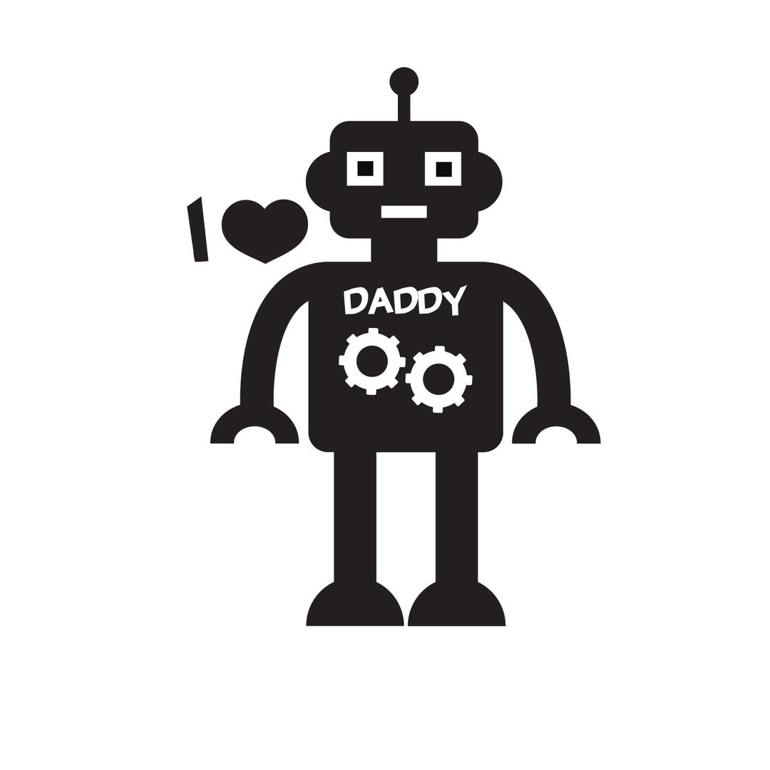 SVG- I Love My Robot Daddy - Etsy