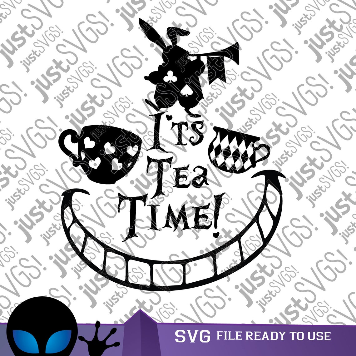 Alice in Wonderland SVG Wonderland Svg Alice Svg Mad Hatter - Etsy