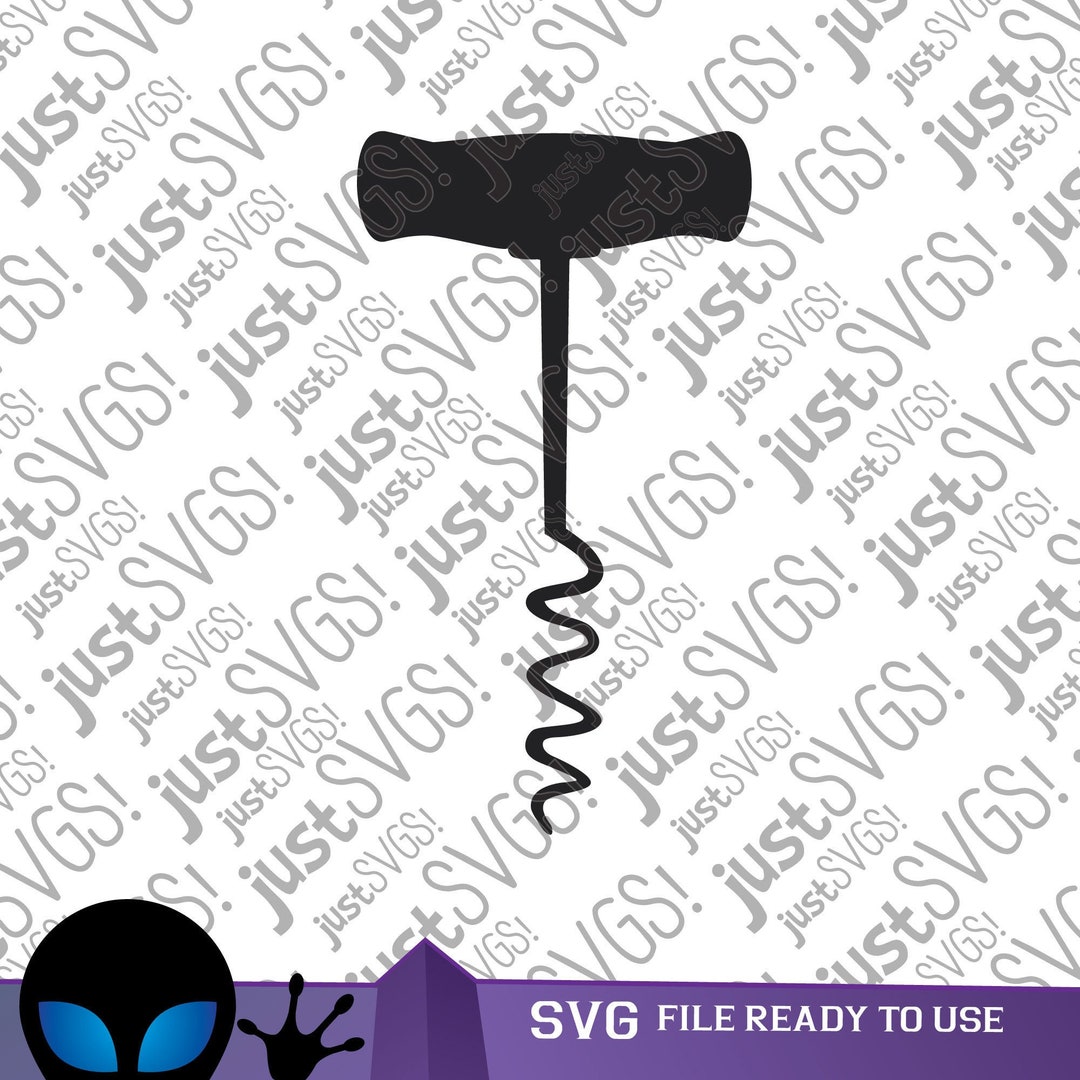 Cork Screw Svg, Spirits Svg, Love Wine Svg, Drinking Svg, Wine Bottle ...