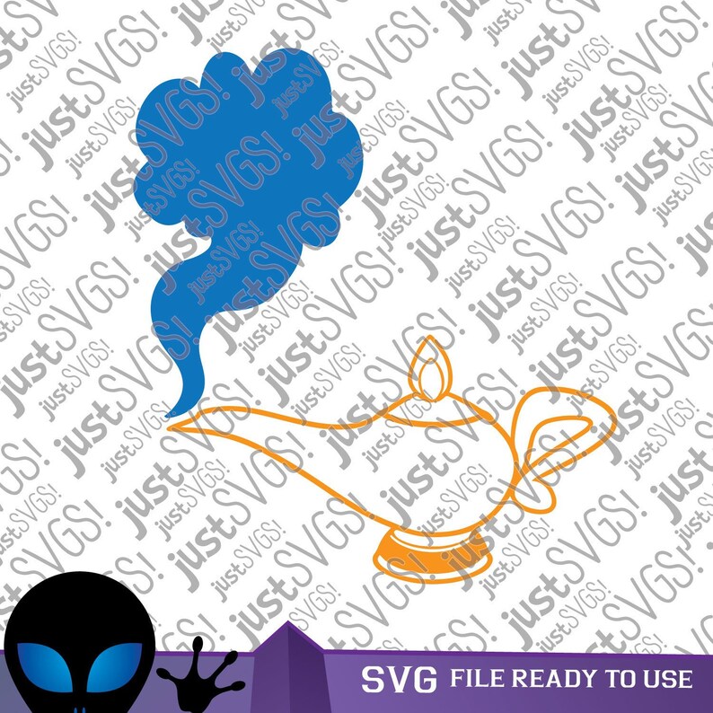 Genie svg Genie lamp svg lamp svg genie in a lamp svg make | Etsy