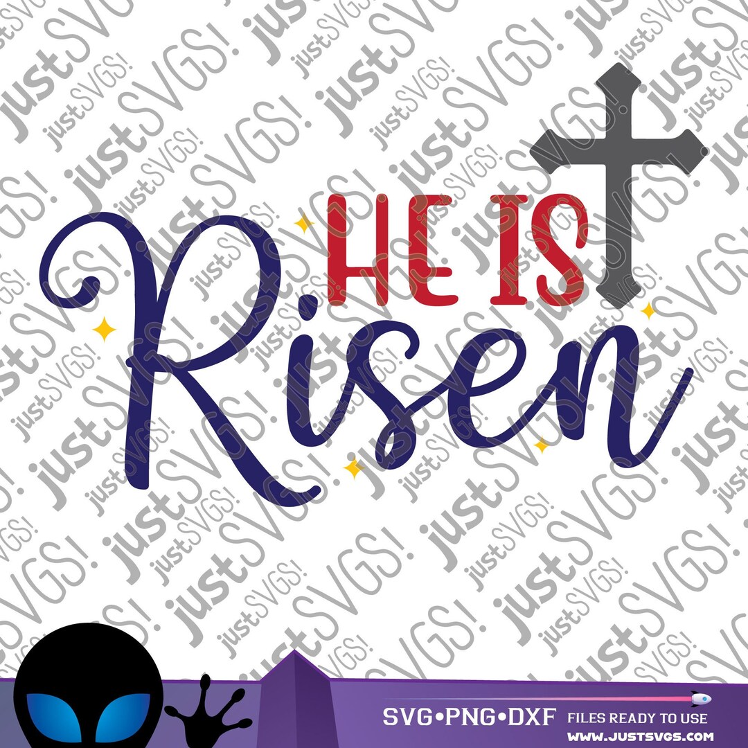 He is Risen Svg Religious Svg Faith Svg Inspire Svg SVG - Etsy