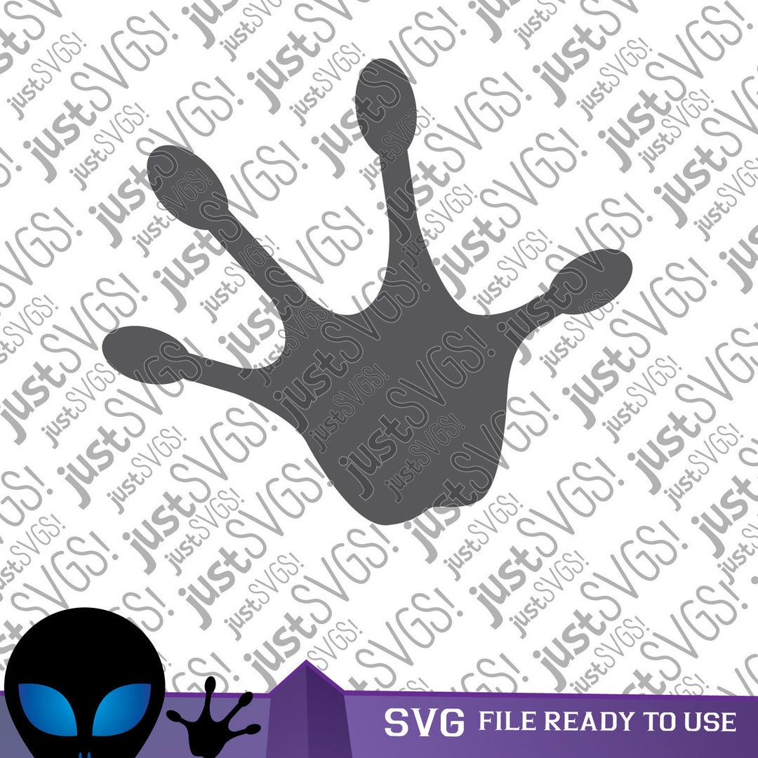 UFO Alien Hand SVG, Bigfoot Svg, UFO Svg, Alien Svg, Flying Saucer Svg ...