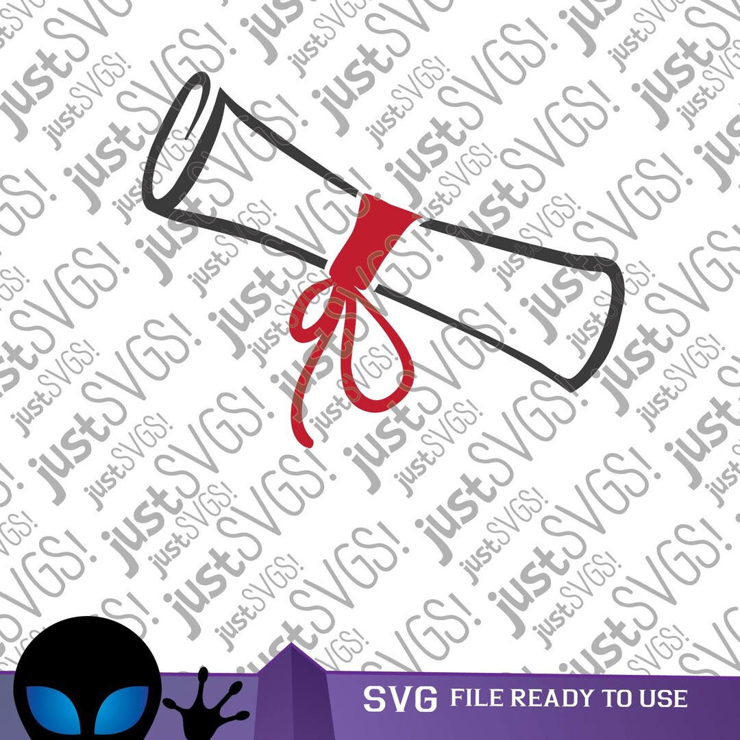 Graduation Diploma SVG, Cricut & Silhouette Cut Files (digital Download ...