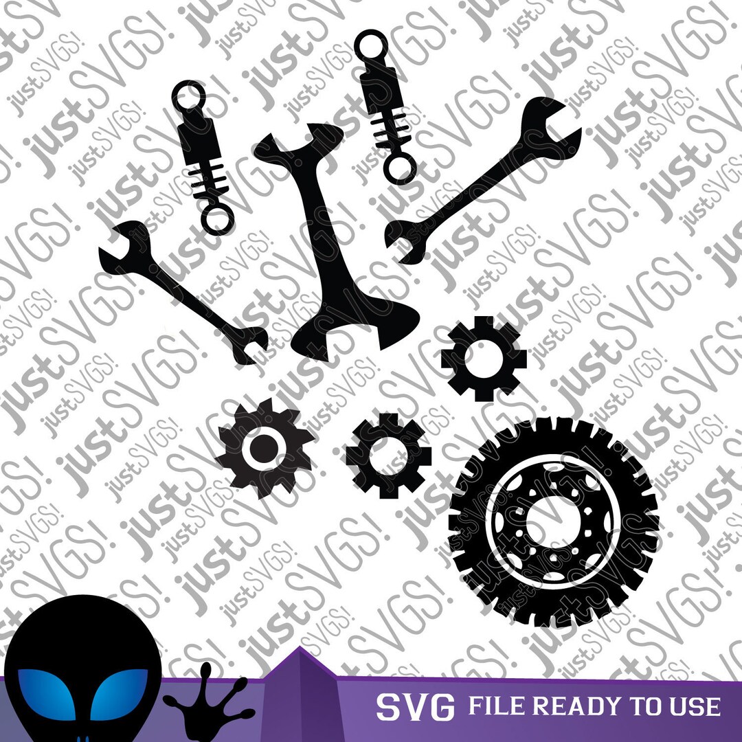 Auto Parts Svg, Wrench Svg,truck Parts Svg,shocks Svg,tires Svg,cogs ...