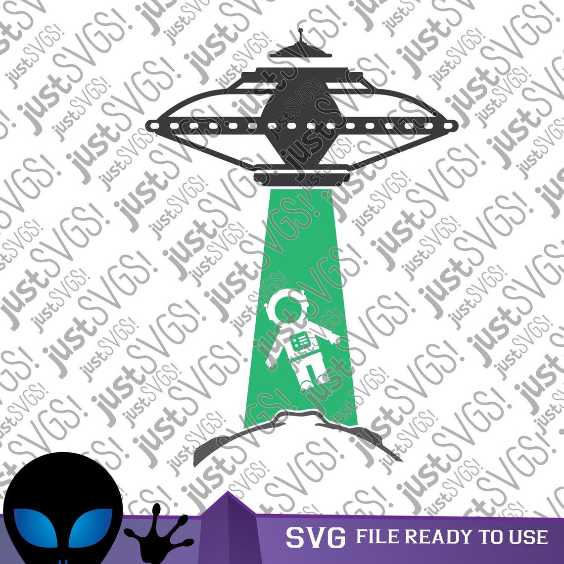 UFO Alien Abduction SVG Bigfoot Svg UFO Svg Alien Svg - Etsy