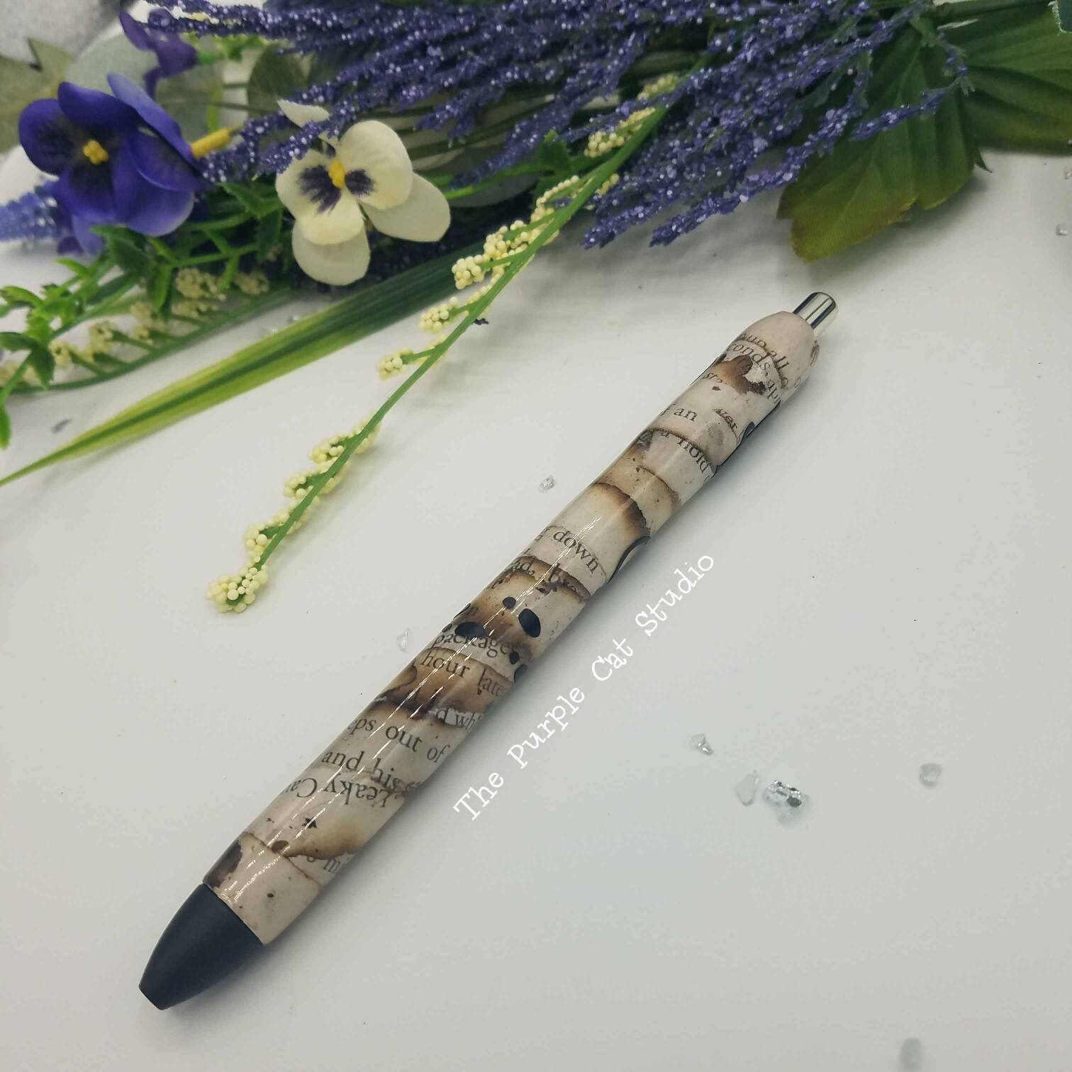 A Page Out of a Book Pen Boy Wizard Footprints Personalized - Etsy