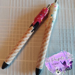 Ice Cream Drip Cone With Sprinkles Refillable Gel Pen in Gift - Etsy