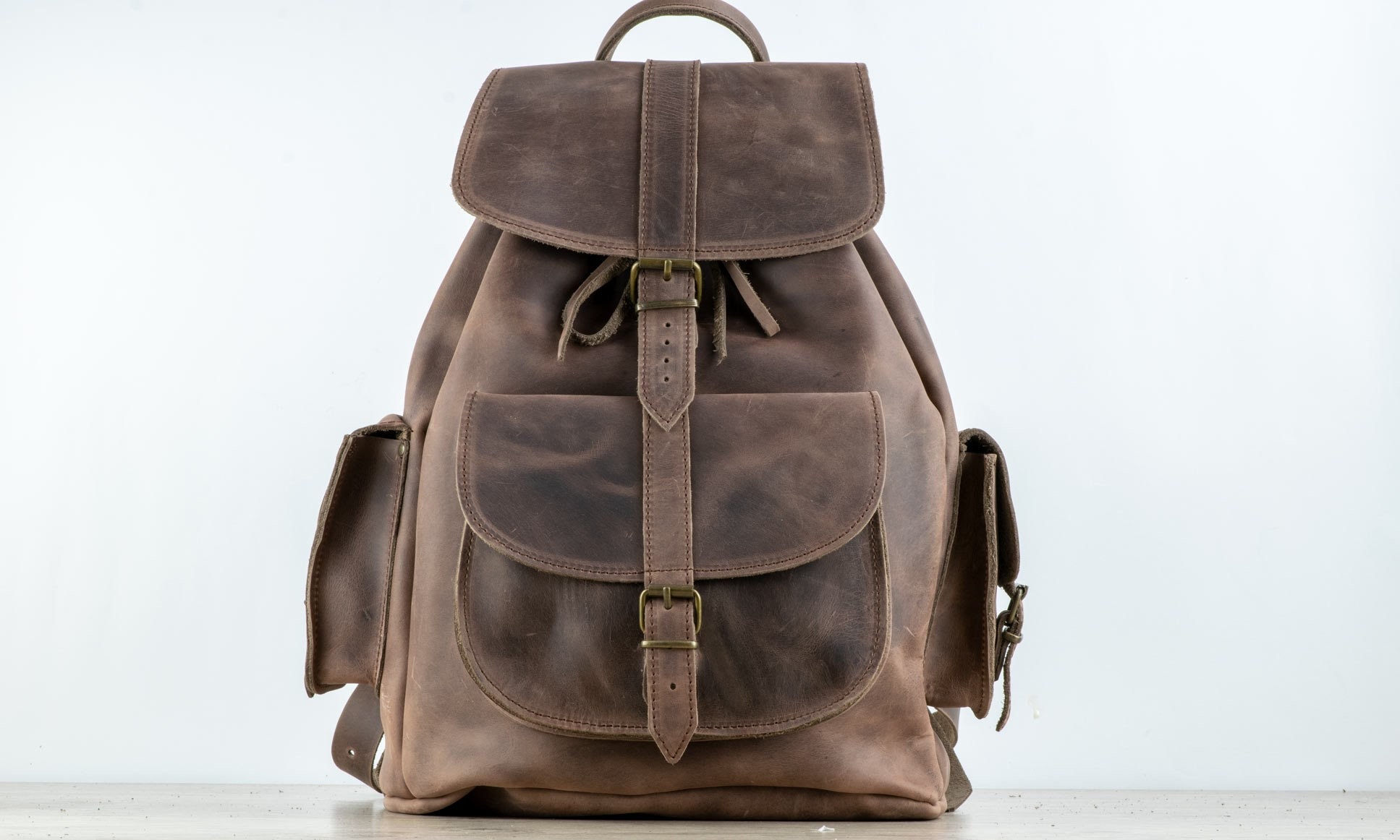 Extra Large Backpackleather Backpackhandmade - Etsy