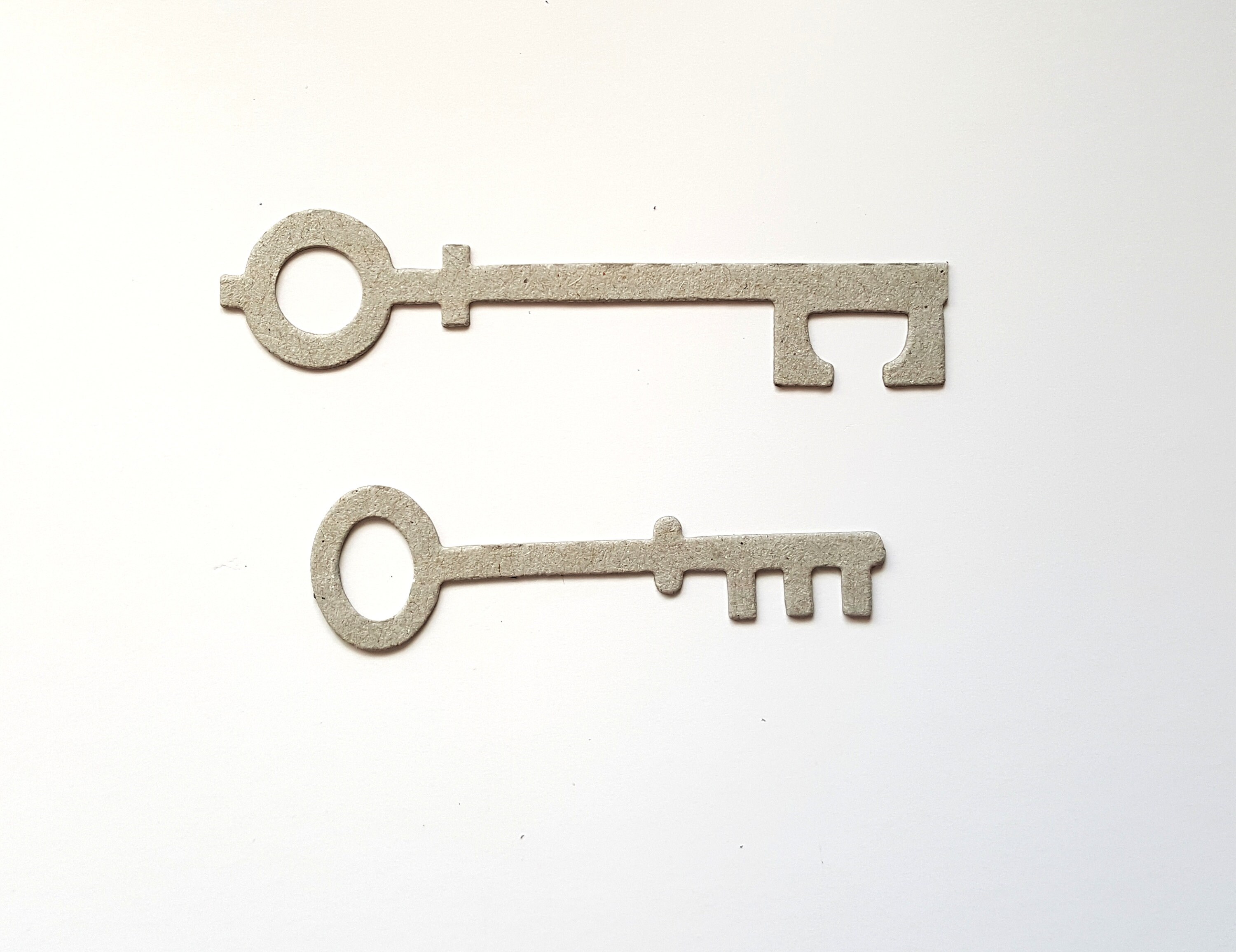 Greyboard Embellishments, Greyboard Keys, Cardboard Keys, Greyboard ...
