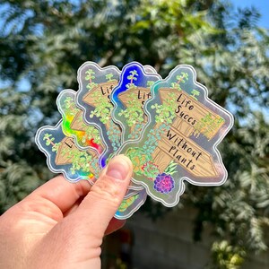Life Succs Without Plants Sticker - Etsy