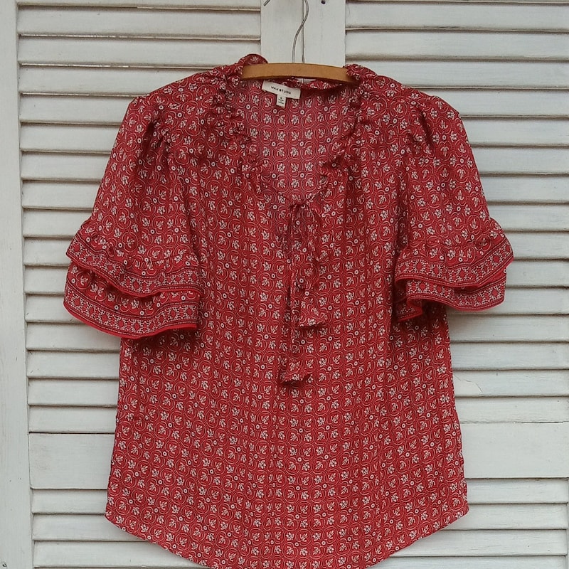 Boho Peasant Blouse Etsy