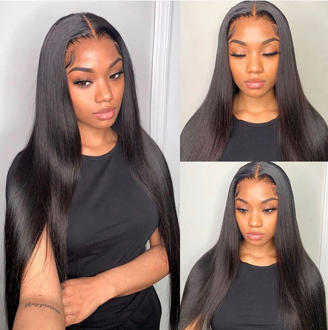 Super Double Drawn Raw Straight Hair - Etsy