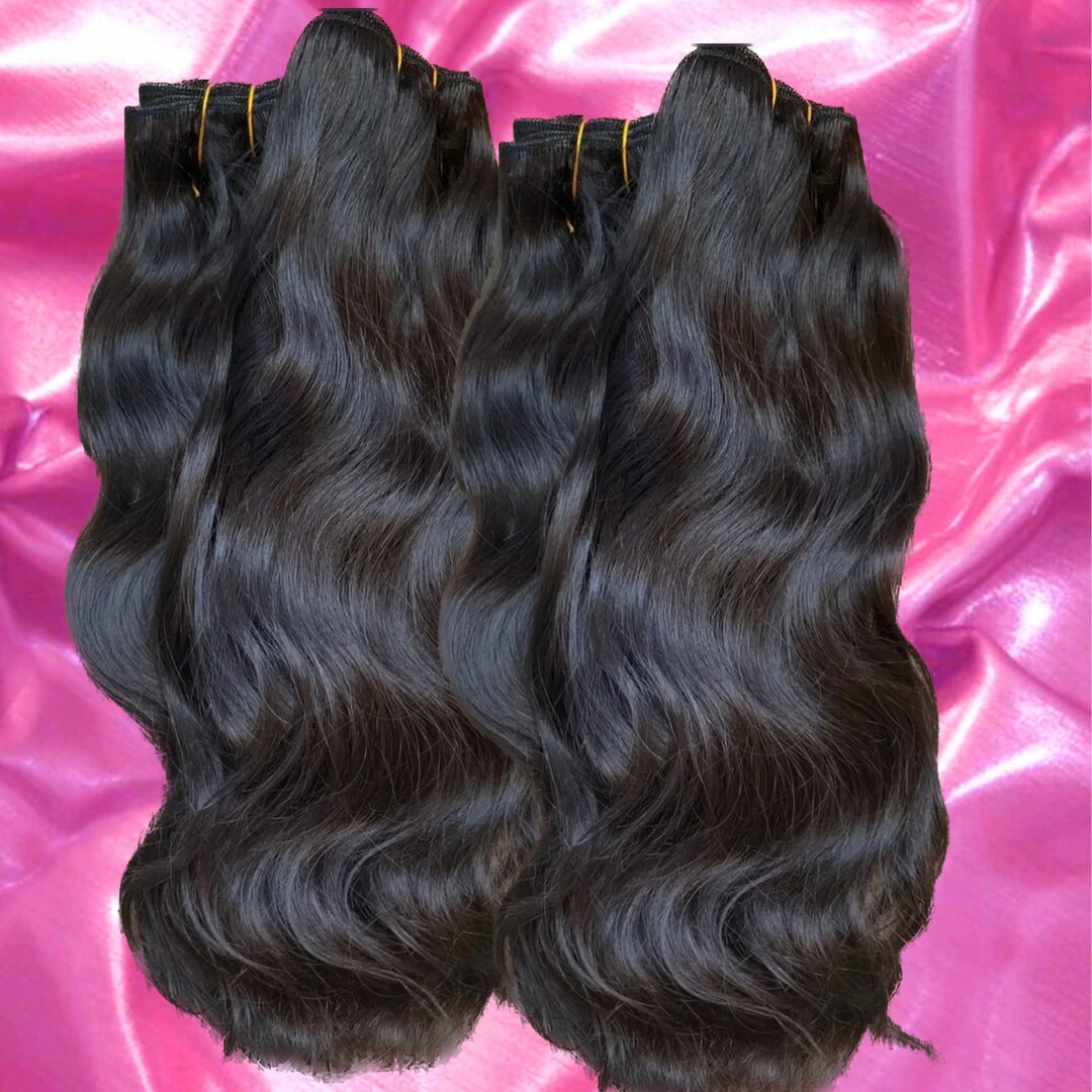 Raw Indian Wavy Hair - Etsy