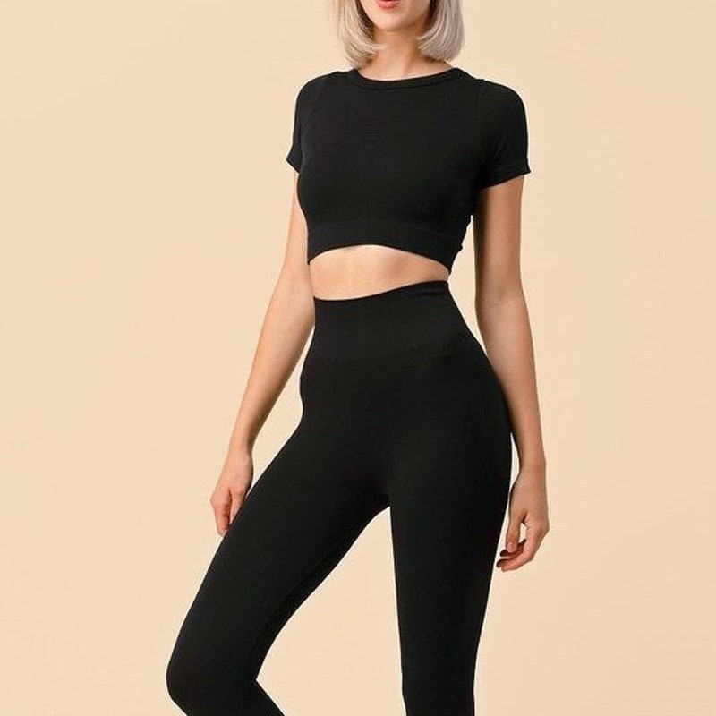 2 Piece Ribbed Set - Etsy