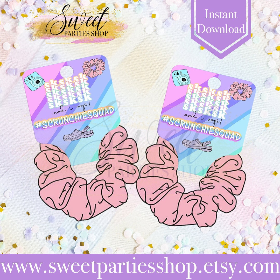 VSCO Scrunchie Tag - VSCO Girl - VSCO Party - Vsco Party Favors - Vsco ...