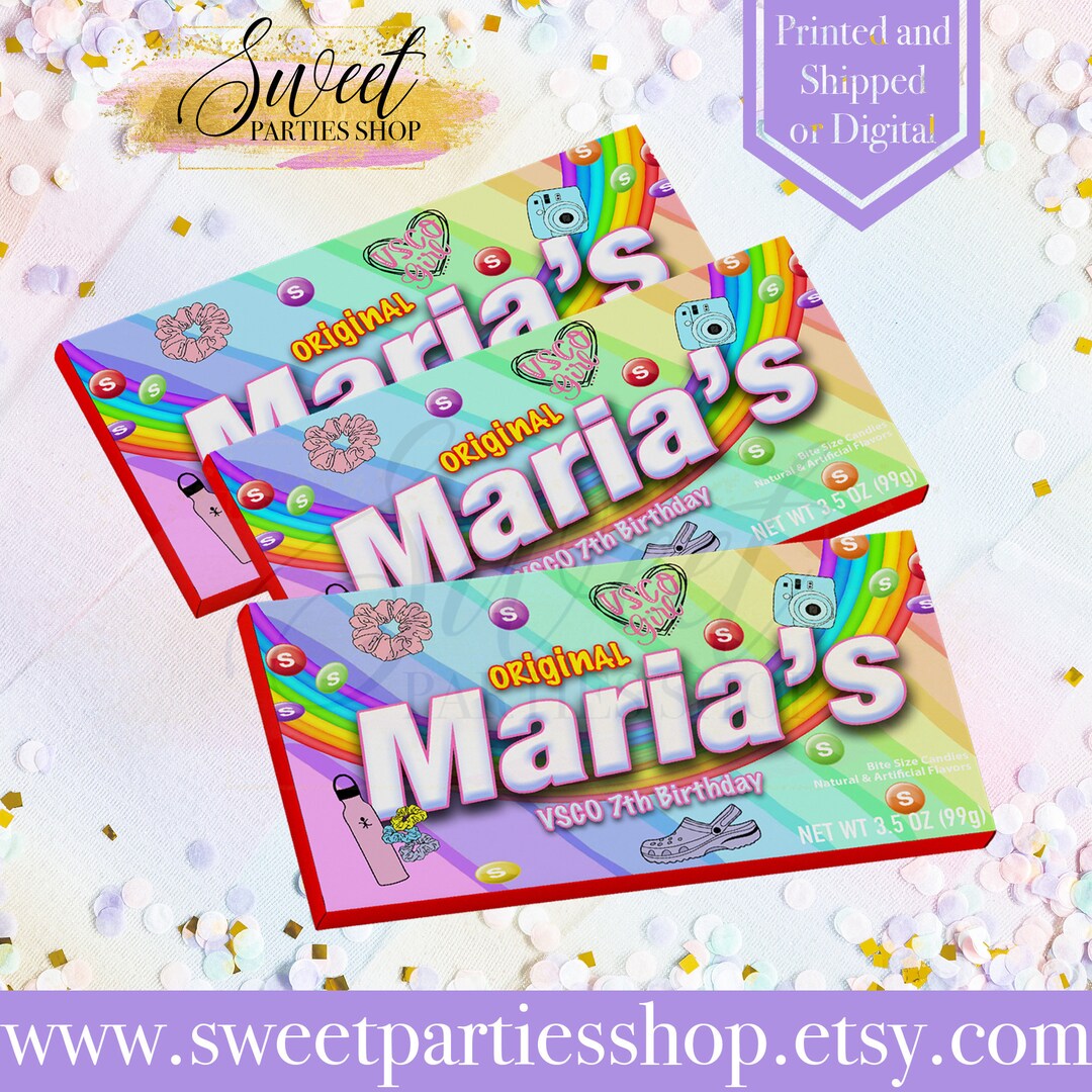 VSCO Party - VSCO Movie Candy - VSCO Theater Candy - Vsco Birthday ...