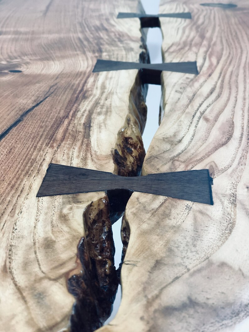 ON SALE 15% Off Honey Locust / Live Edge Table / Slab / Hairpin Legs ...