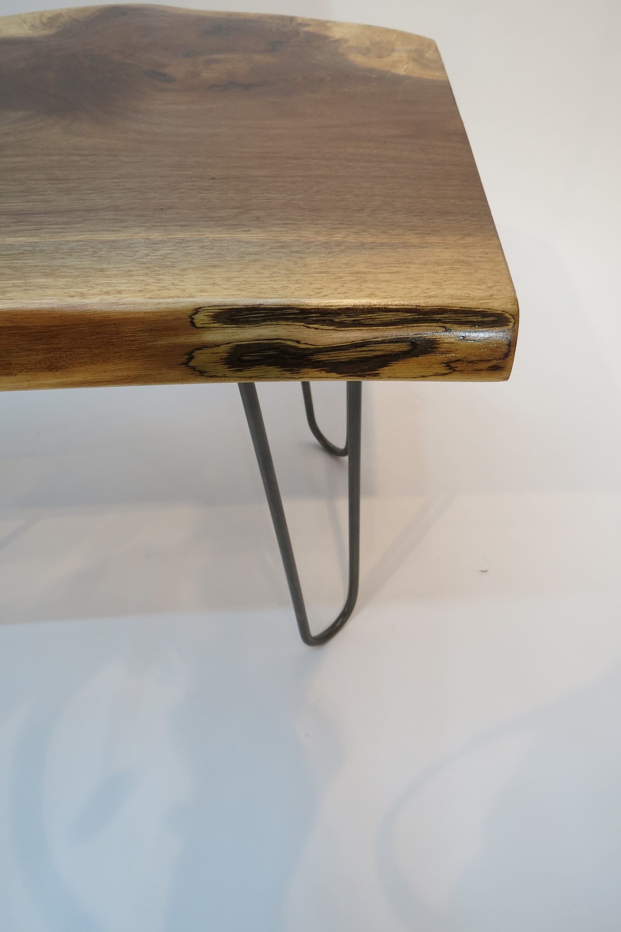 Live Edge / Table / Bow Tie Inlay / Walnut / Side Table / Accent Table ...