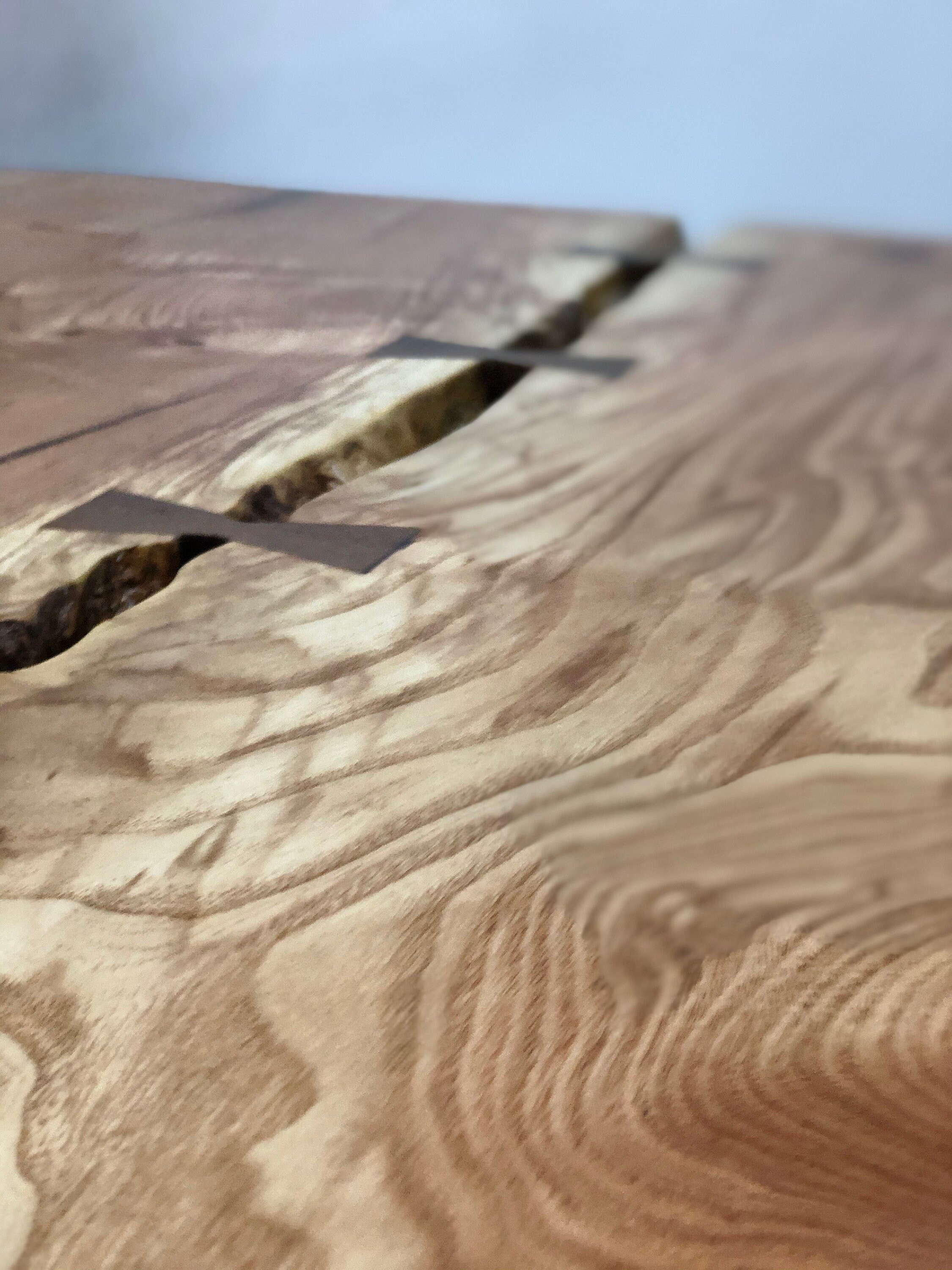 ON SALE 15% Off!! Honey Locust / Live Edge Table / Slab / Hairpin Legs ...
