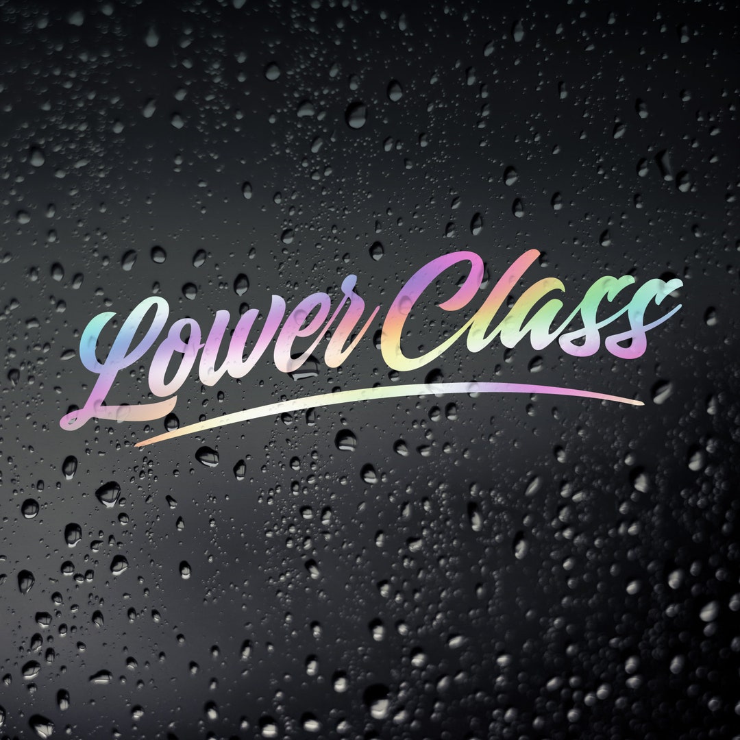 Lower Class Car Oil Slick Sticker Decal - JDM DUB Lowered Stance Air ...