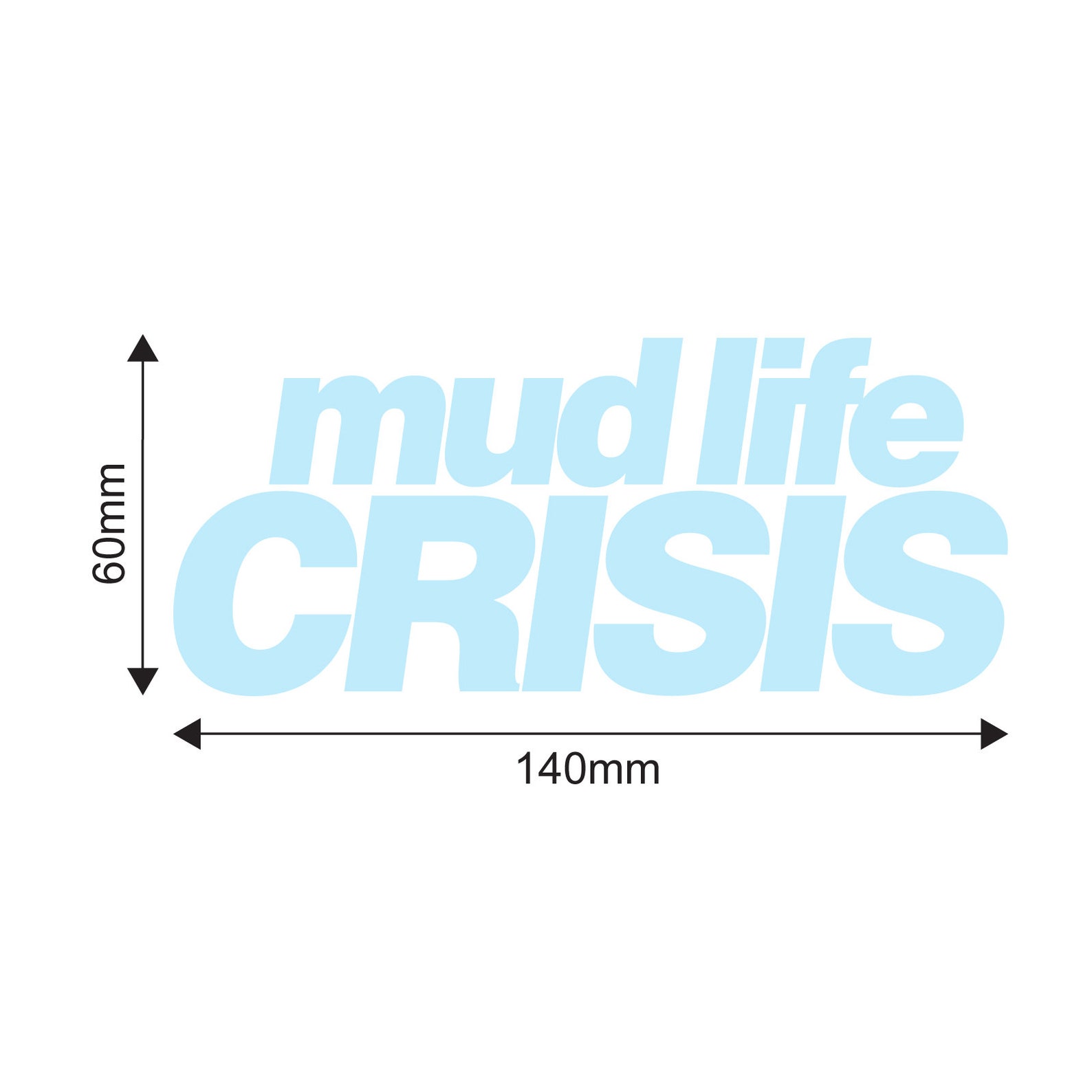 Mud Life Crisis Funny off Road 4x4 Car Sticker - Etsy