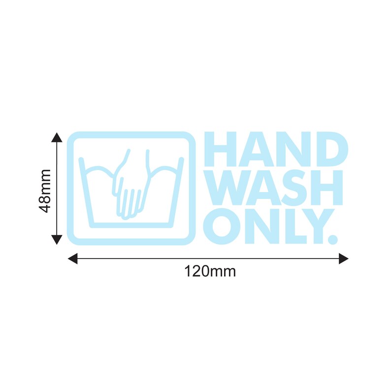 Hand Wash Only Funny Car Sticker Show Car JDM Dub Window - Etsy