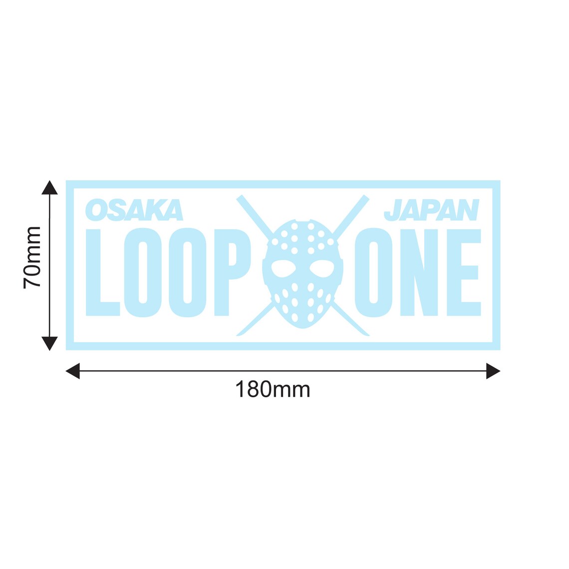 Loop One Kanjo Car Sticker - JDM Osaka Tuner Drift Kanjozoku - Etsy