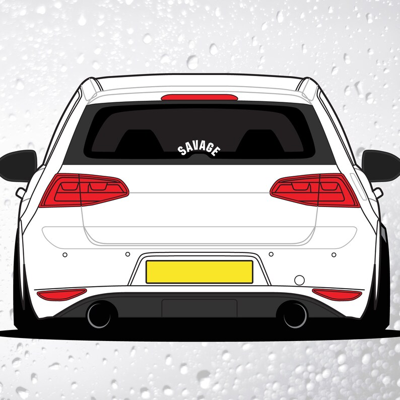 Savage Car Sticker: JDM Tuner Drift Decal - Etsy