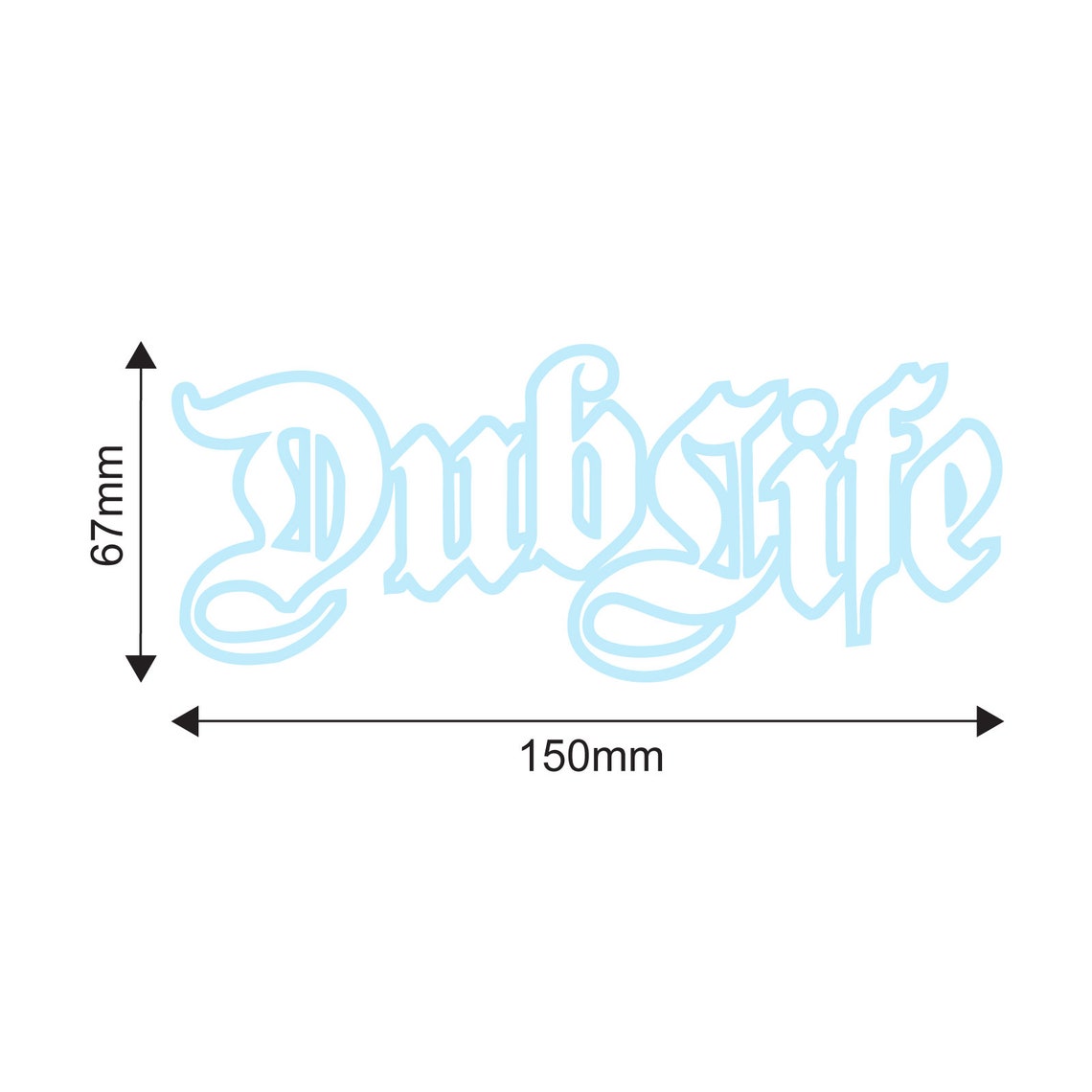 Dub Life Car Sticker Campervan Vanlife DUB Euro Skate Surf - Etsy