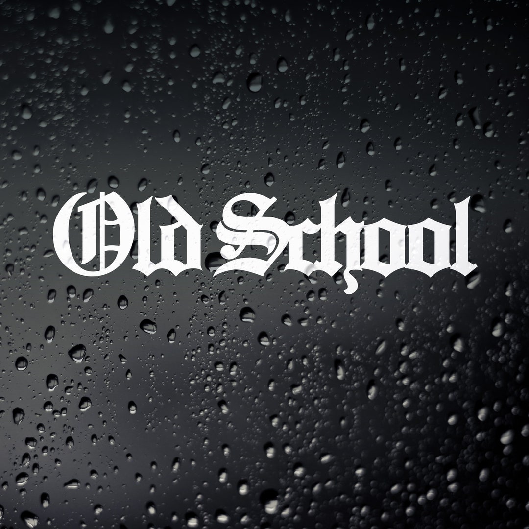 Old School Car Sticker - Euro DUB Laptop Decal Classic Retro Car Hot ...