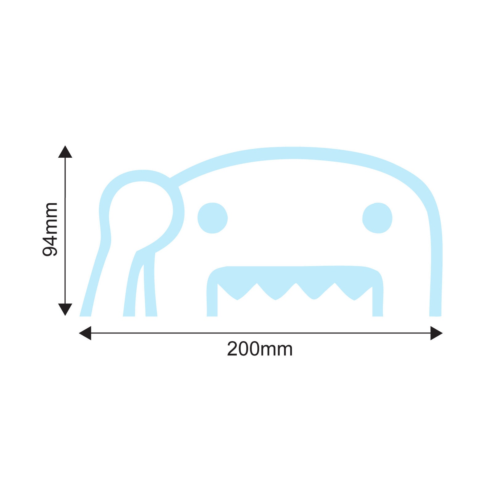 Peeking Domo JDM Car Sticker - Japanese Kanji Kanjozoku Touge Drift - Etsy