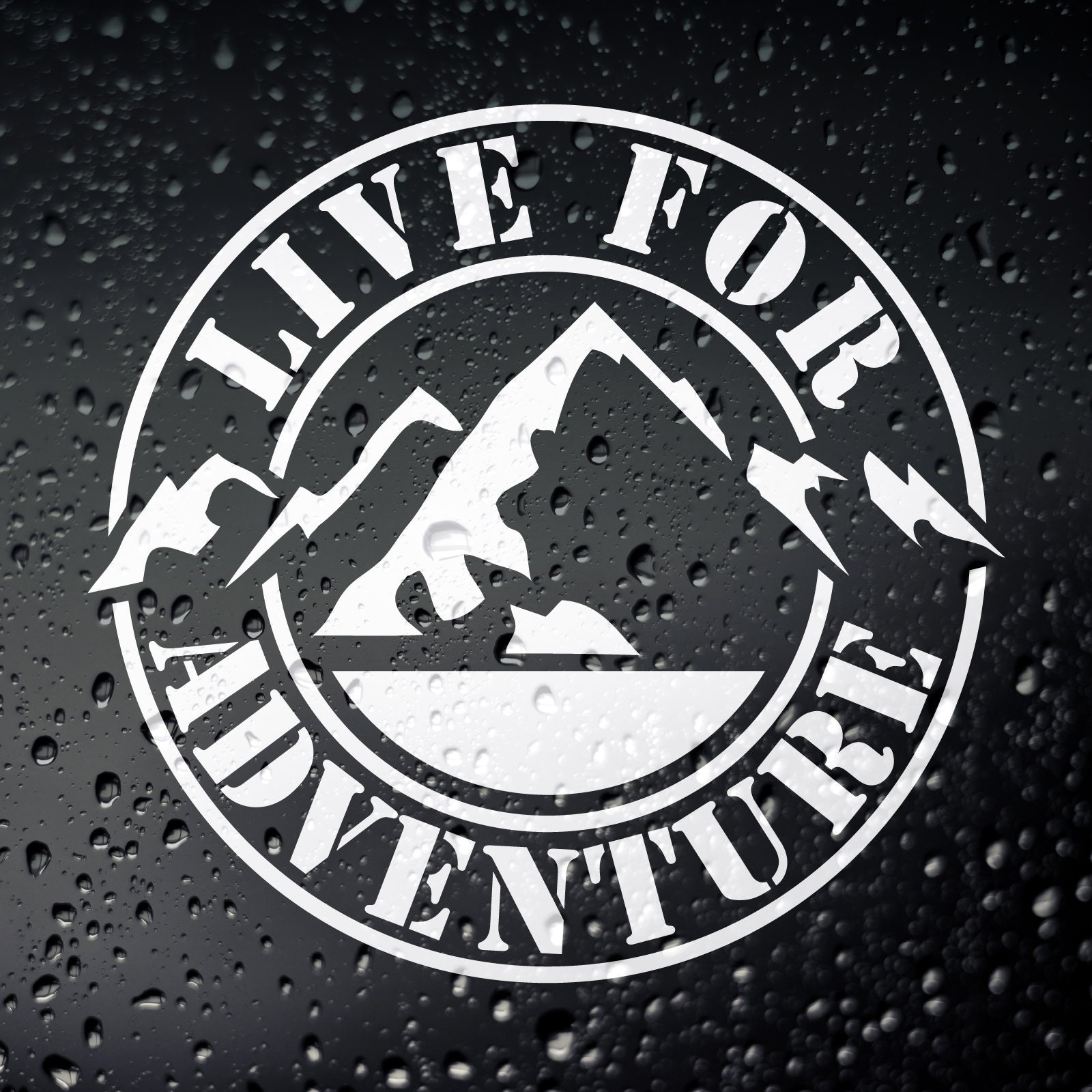 Live for Adventure Campervan Sticker Car Caravan Motorcycle - Etsy UK