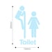 Funny Peeping Toilet Door Sign Sticker Vinyl Decal Restroom Bathroom - Etsy