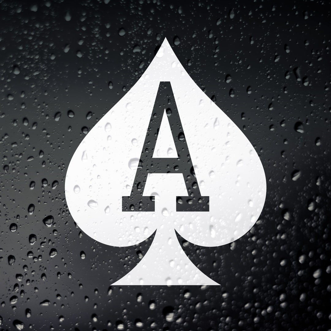 Ace of Spades Vinyl Sticker - Hot Rod, Motorcycle, Car Decal - Etsy