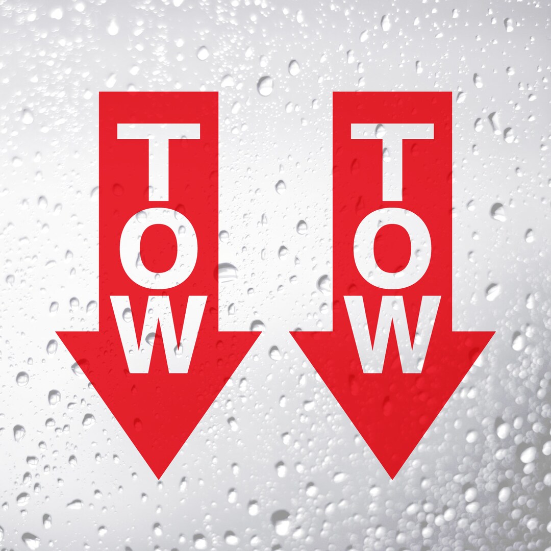 Tow Arrows Motorsport Car Sticker X 2 - Drift Rally Race Track Day ...