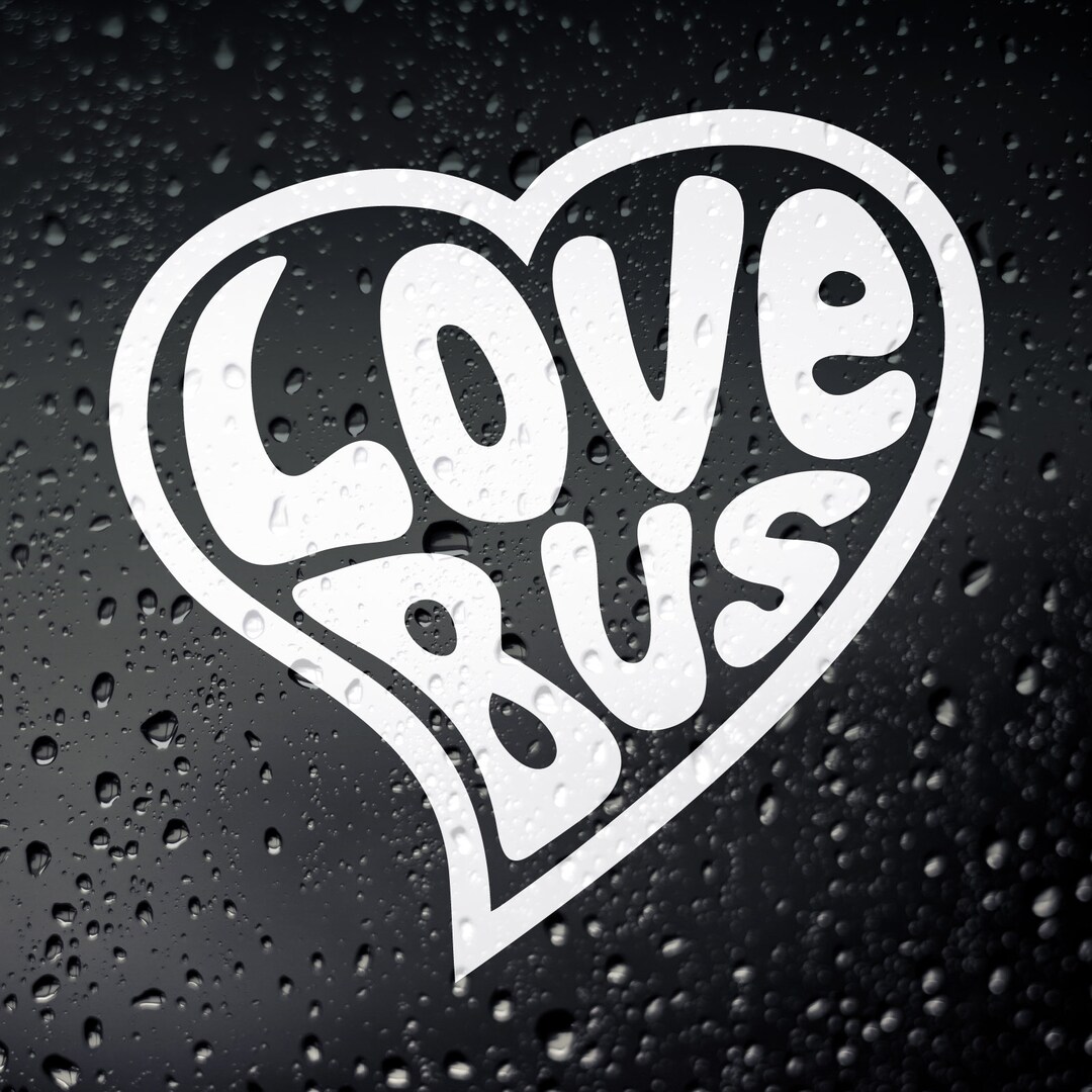 Love Bus Sticker - Camper Van Self Build Vanlife - Etsy