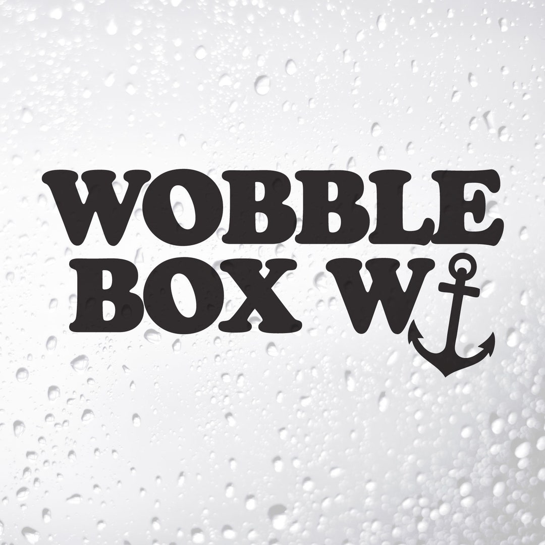 Wobble Box Wan*er Funny Caravan Sticker, Decal Graphic - Etsy